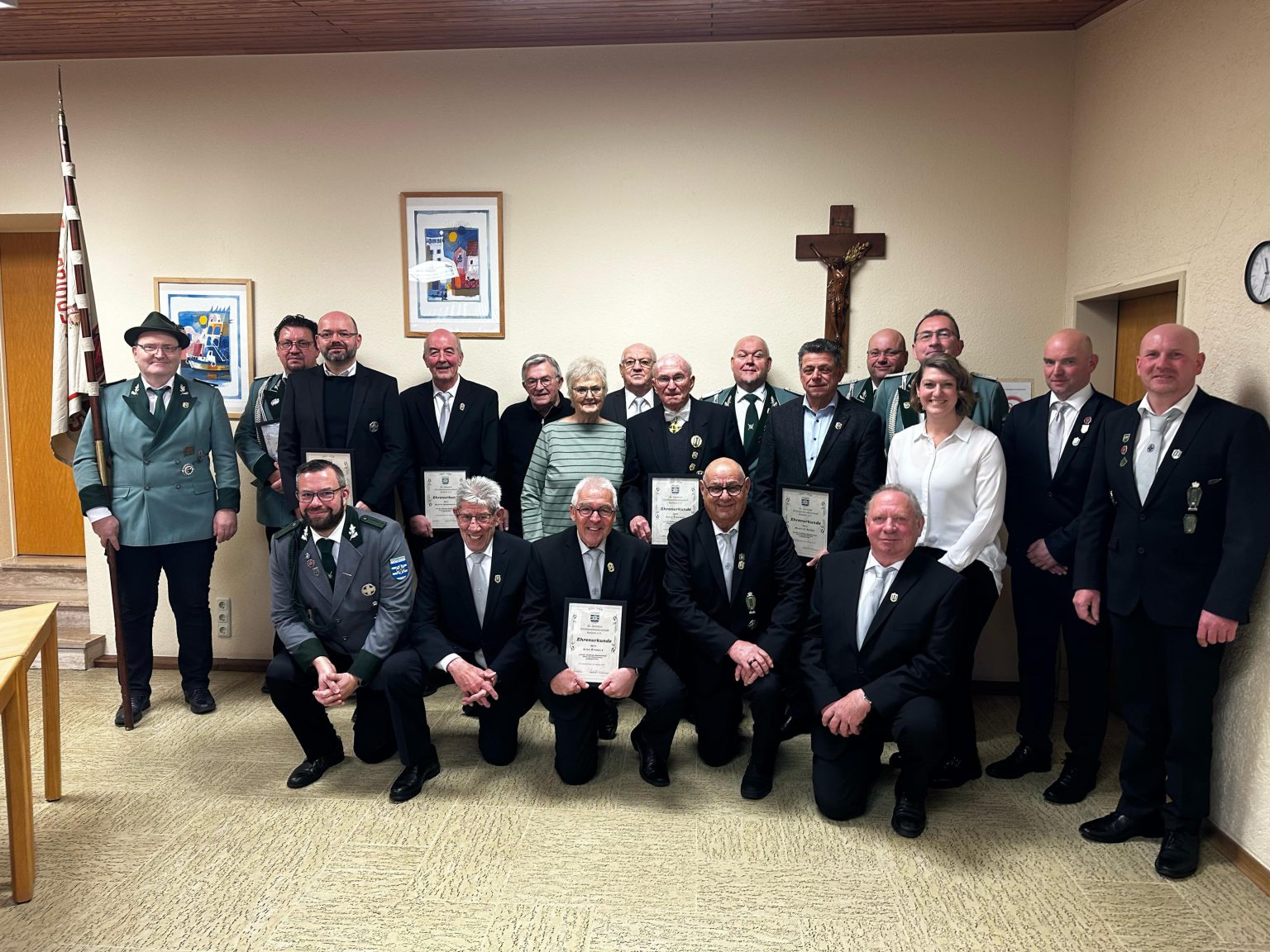 Zahlreiche Jubilare 2024 – St. Severini Schützenbruderschaft Karken